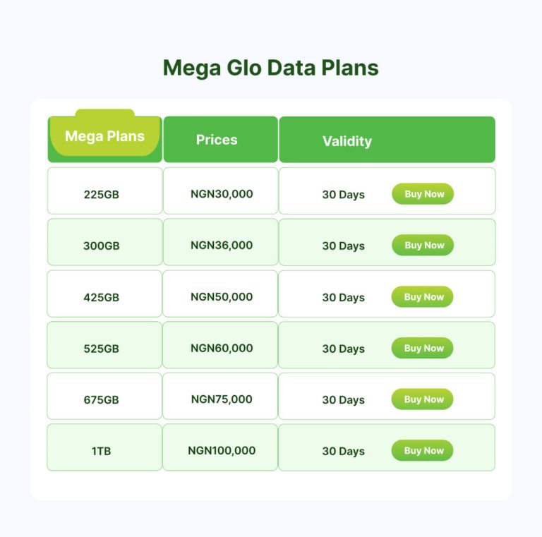 Glo Data Plan - mintyn