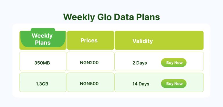 Glo Data Plan - mintyn